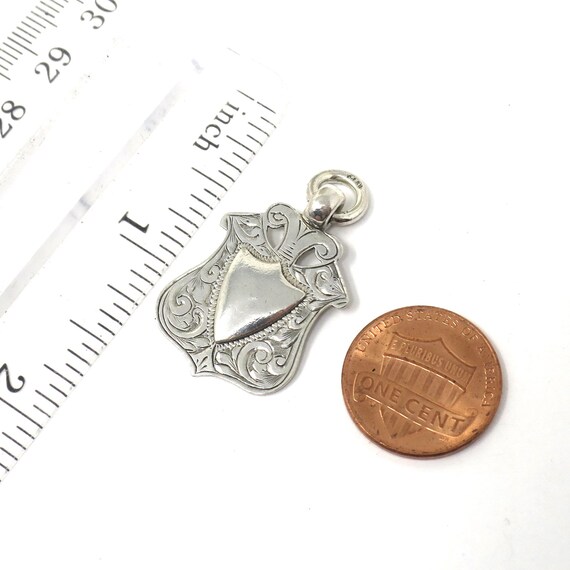 1911 Double Sided Edwardian Birmingham Engraved Sterl… - Gem