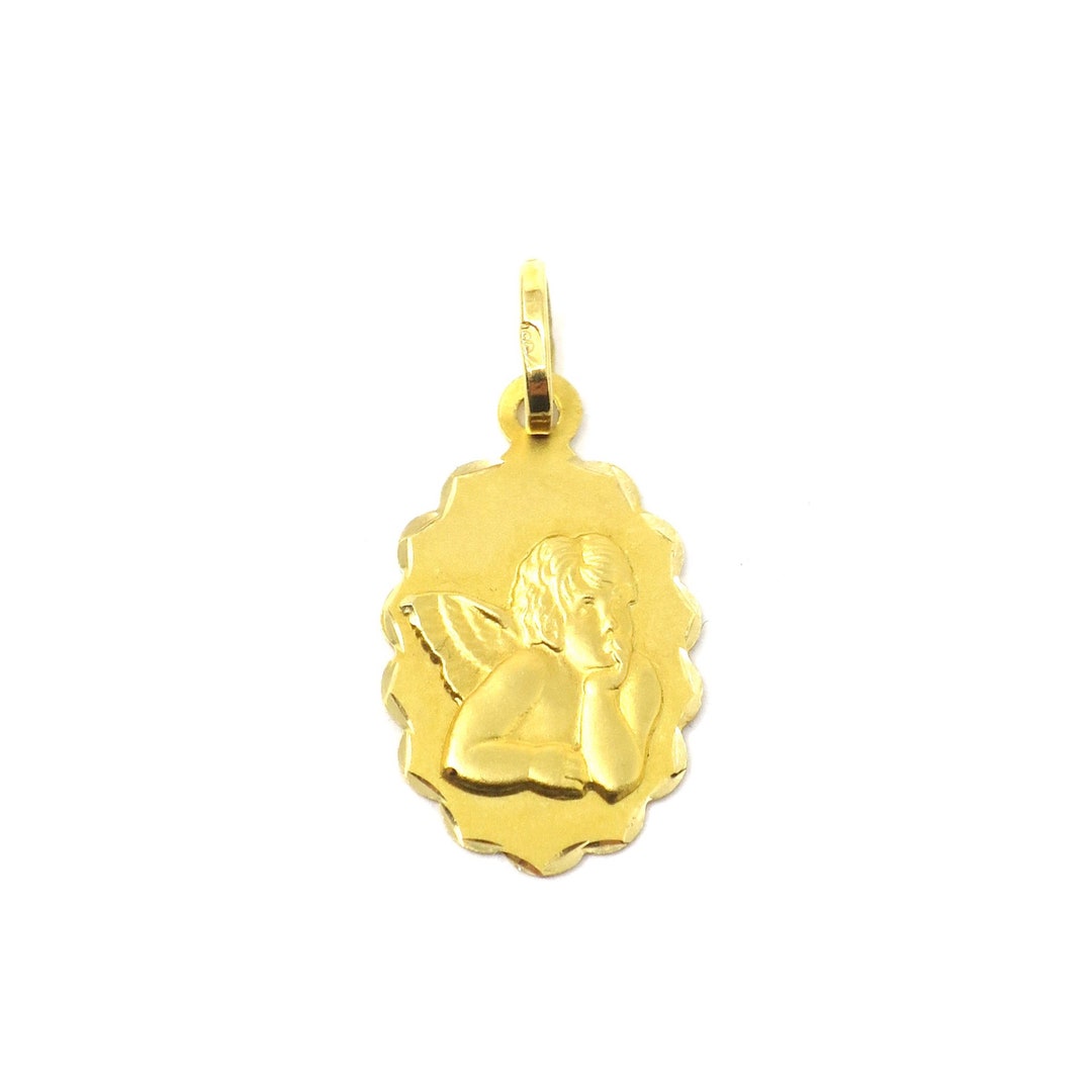 Vintage 18k French Gold Raphael Cherub Angel Charm Pendant - Etsy