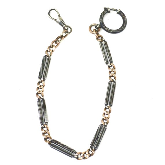 Heavy Antique 800 Niello and 9ct Rose Gold Vermeil Po… - Gem