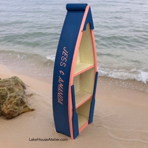 CUSTOM Painted Wooden Boat, Personalized Just for You. Wood Kayak ...
