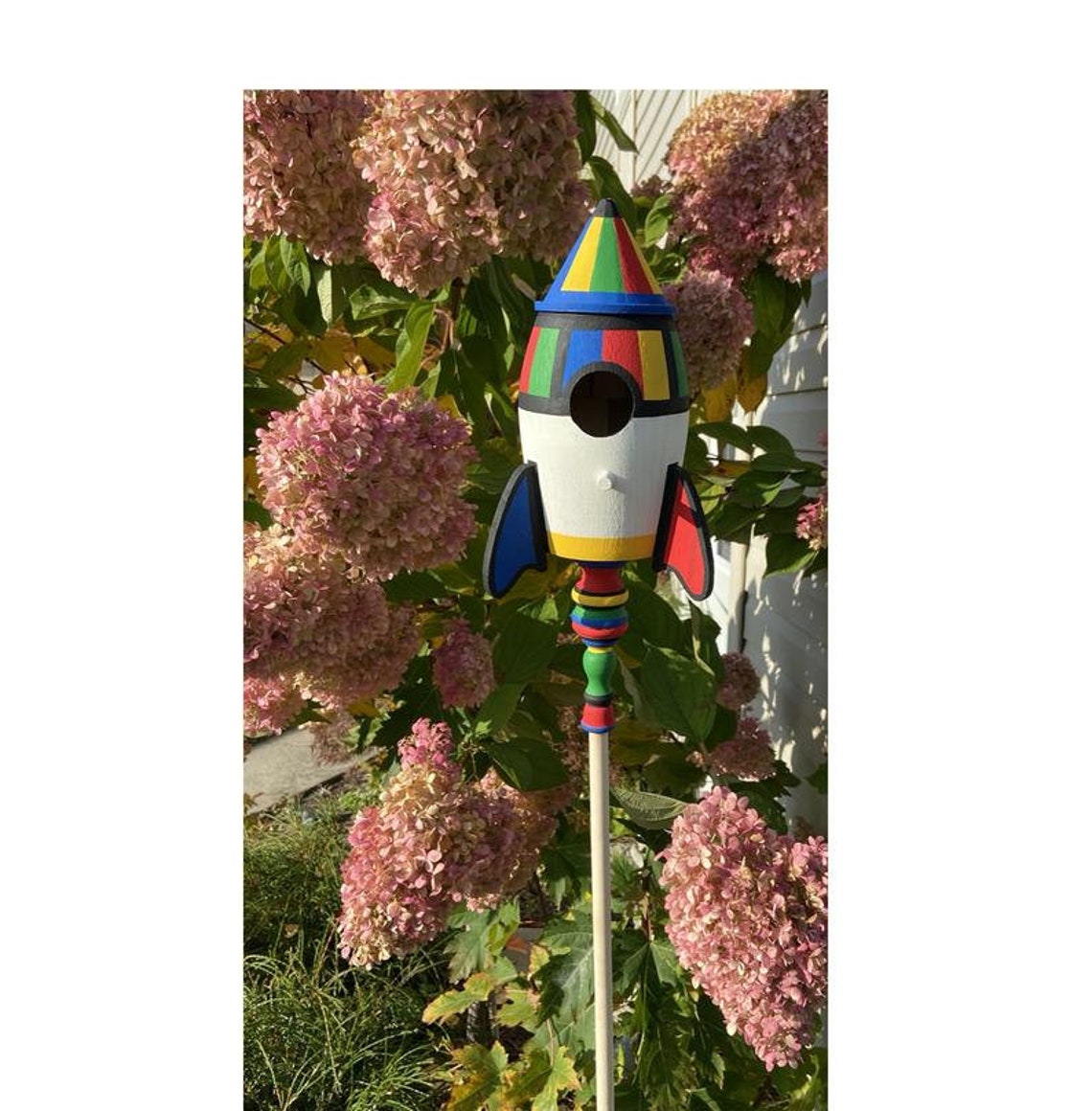 Hanging Rocket Ship Birdhouse. Rocket Ship Birdhouse. Space | Etsy