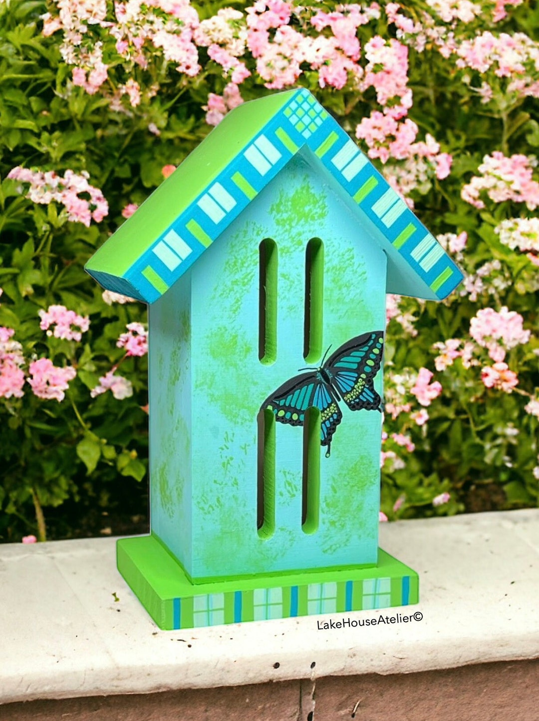OOAK Butterfly House, Hand Painted Original Design. Insect House ...