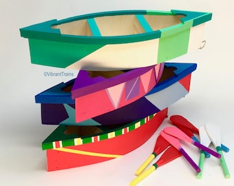 Canoe painting | Etsy