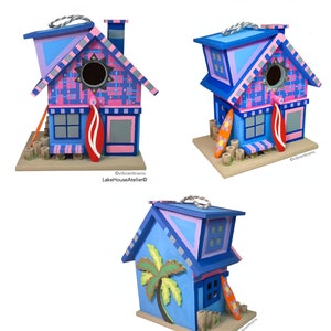 OOAK Paddle Board Shed. Surf Hut. Lake Cottage Birdhouse. Boat House ...
