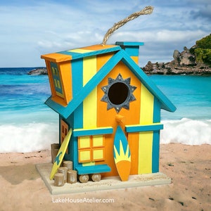 OOAK Paddle Board Shed. Surf Hut. Lake Cottage Birdhouse. Boat House ...