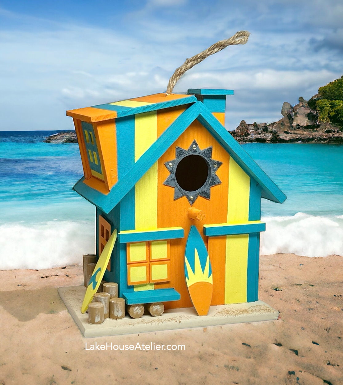 OOAK Paddle Board Shed. Surf Hut. Lake Cottage Birdhouse. Boat House ...