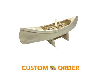 Wood Canoe - Etsy