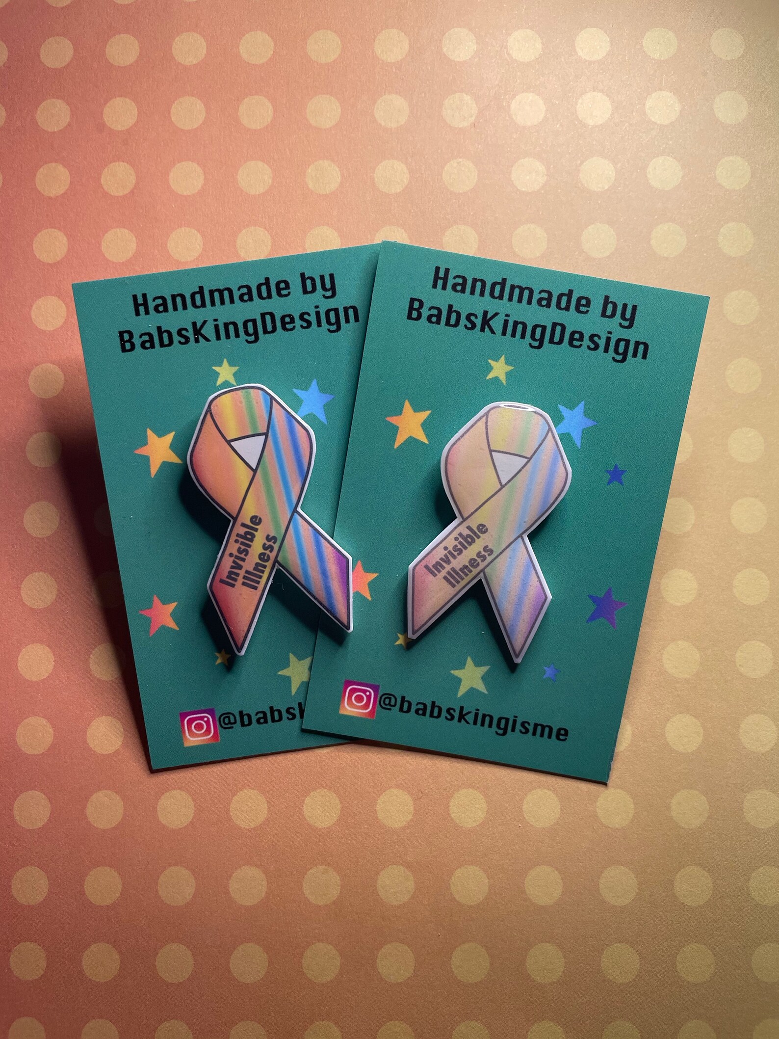 invisible-illness-awareness-ribbon-pin-badge-shrink-plastic-etsy