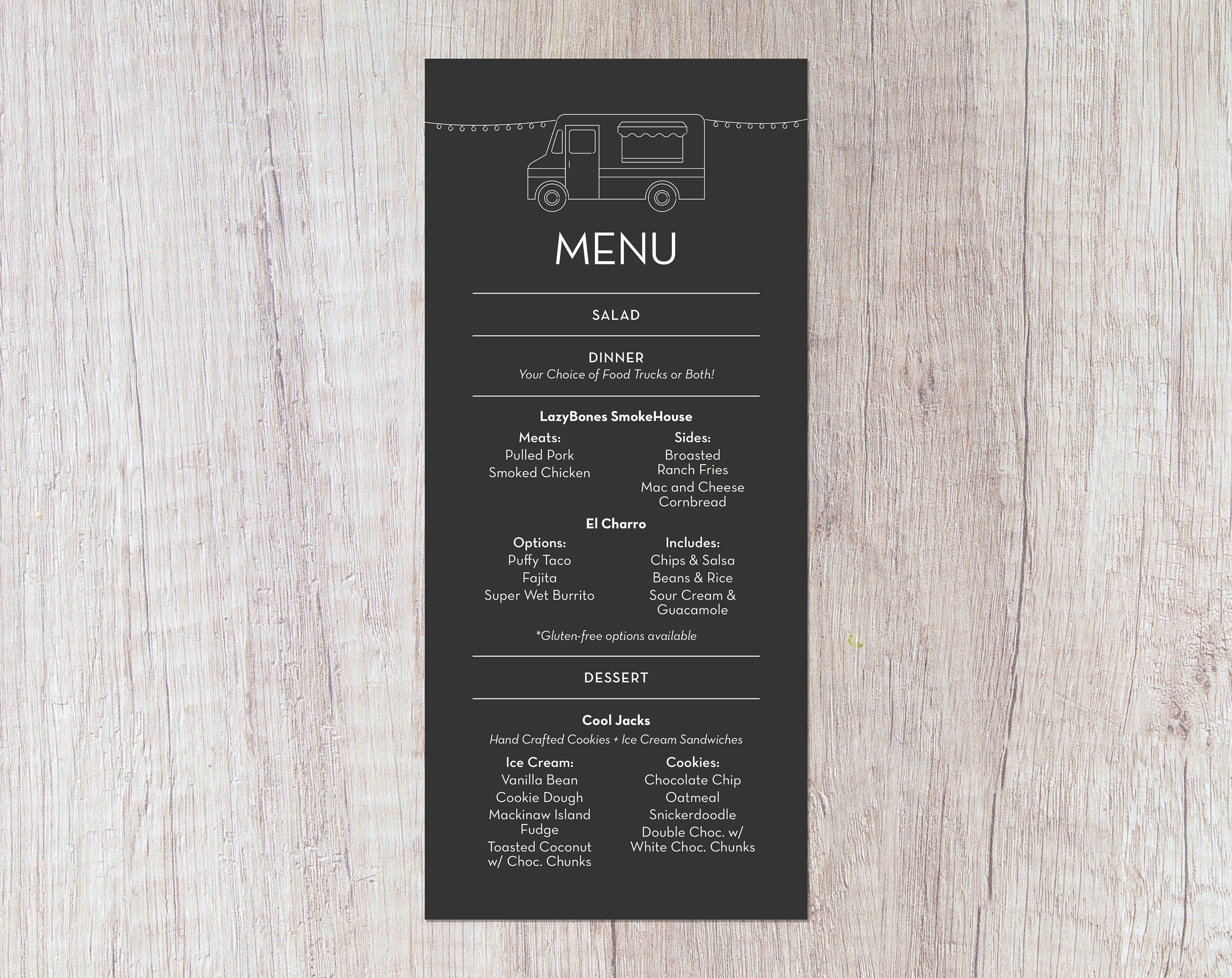 Weddings Invitations & Paper Editable Menu| Templett Printable Menu ...