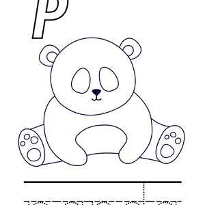 A-Z Animal Coloring Pages - DIGITAL DOWNLOAD - Printable Animal ...