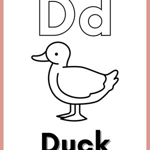Alphabet Coloring Book for Kids, Easy Alphabets Coloring, ABC Coloring ...