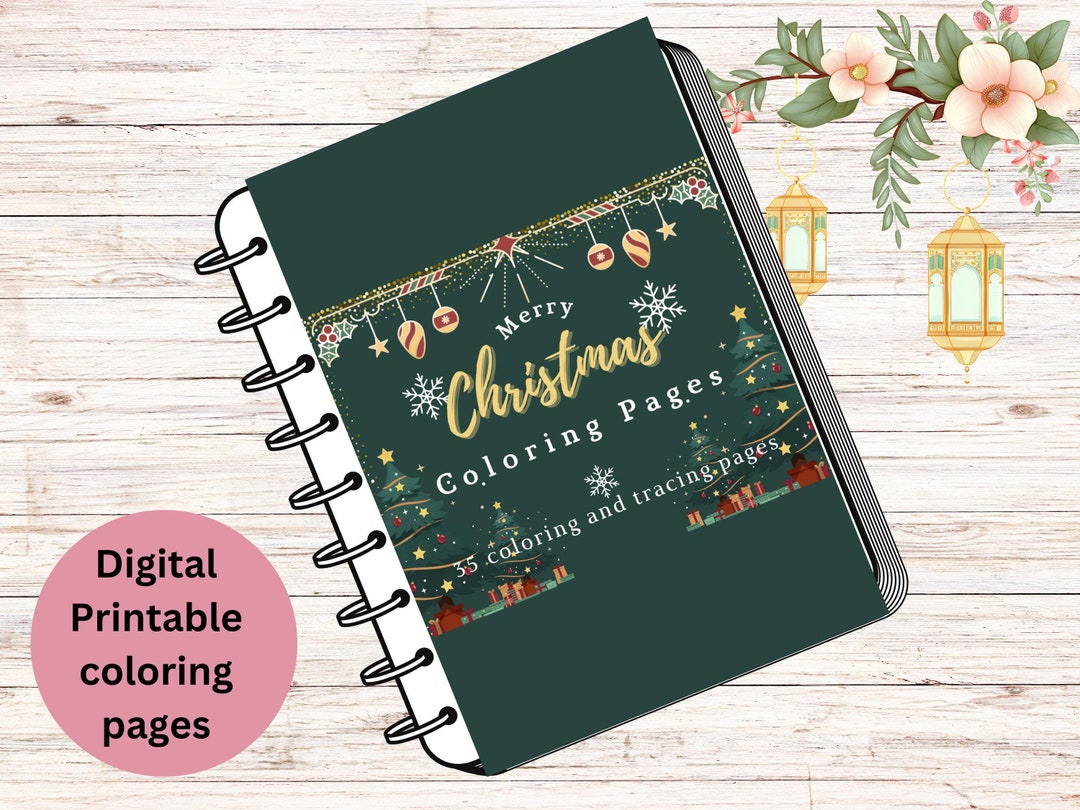 Christmas Coloring Pages, Digital Download, Kids Coloring Activities ...