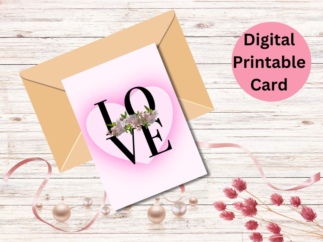 Printable Valentines Day Cards Digital Download Cute & Creative Designs ...