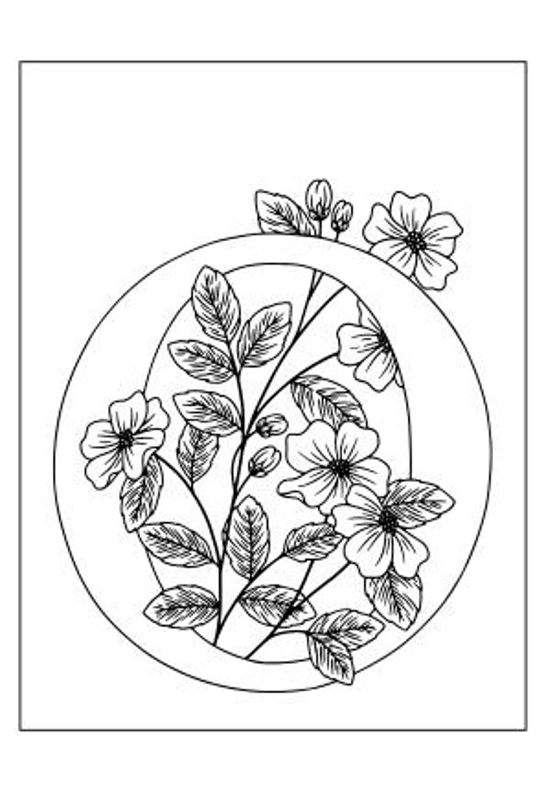 A-Z Alphabet Flower Coloring Pages - DIGITAL DOWNLOAD - ABC Flower ...