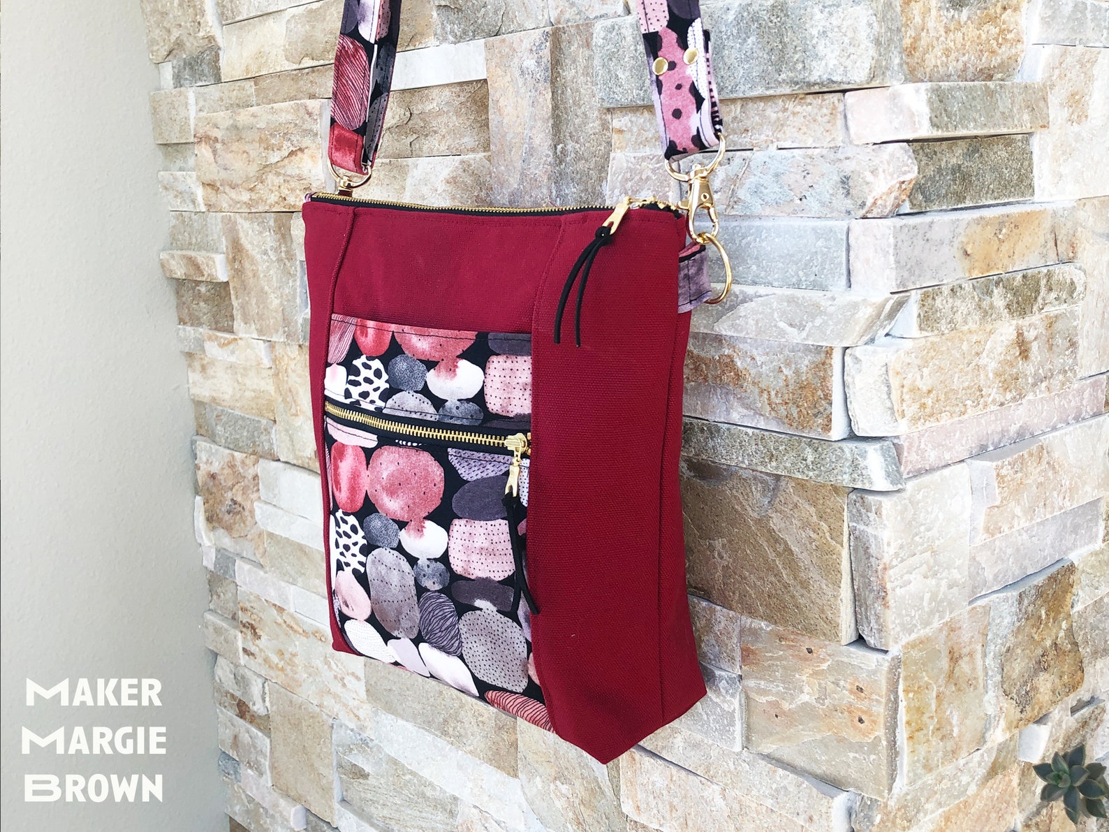 Elsie Crossbody Bag PDF Sewing Pattern Zippered Closure 3 - Etsy