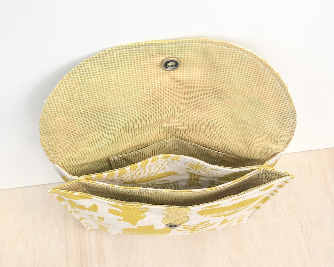 Divided Pouch PDF Sewing Pattern Flap Pouch Pattern Instant | Etsy Canada