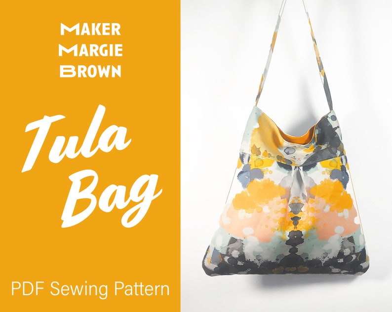 Tula Pleated Bag PDF Sewing Pattern Tutorial Shoulder Bag - Etsy