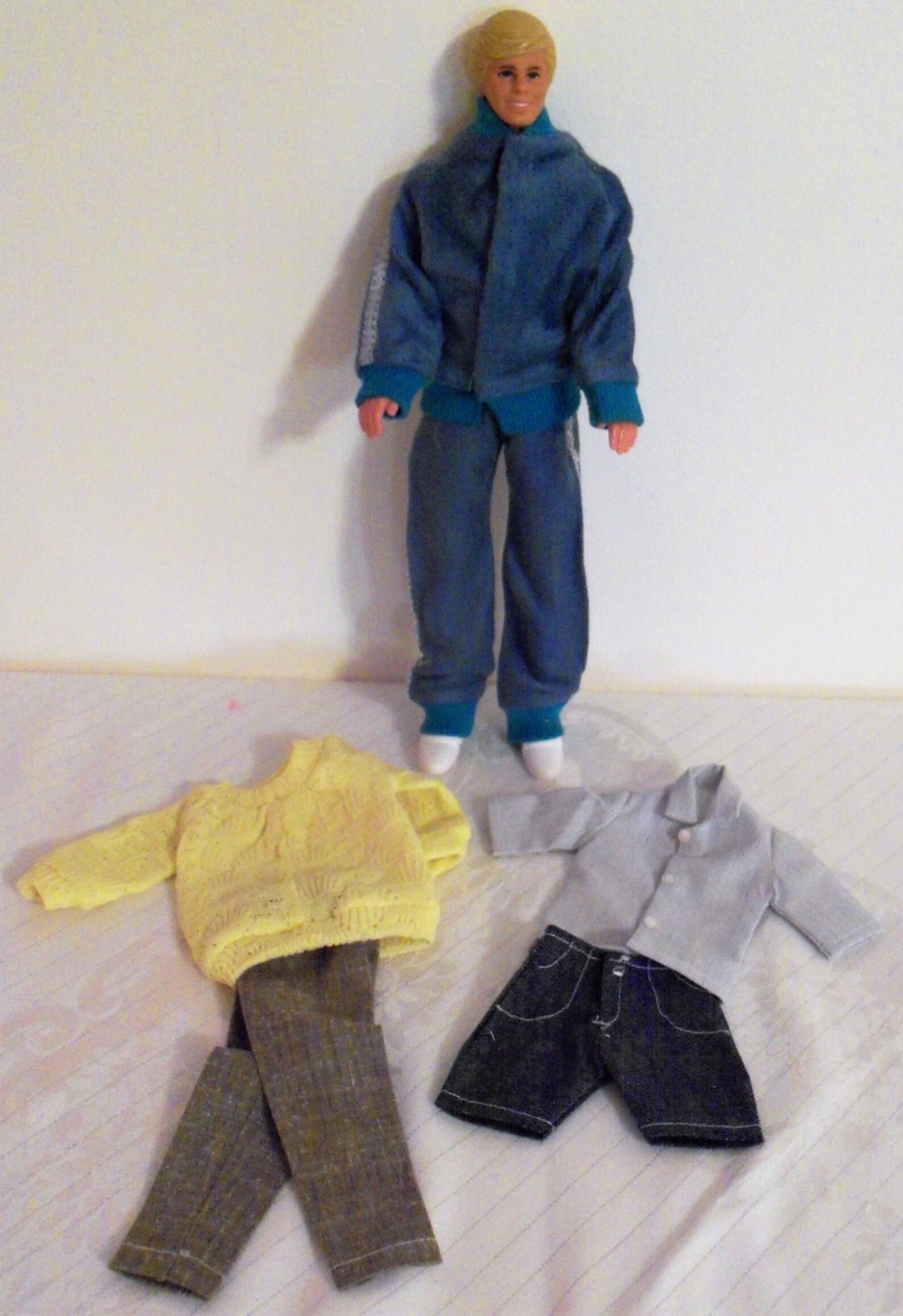 Ken Doll Clothes Set, 3 Outfits, Suit, Shirt, Pants, Pajama's, Karate ...
