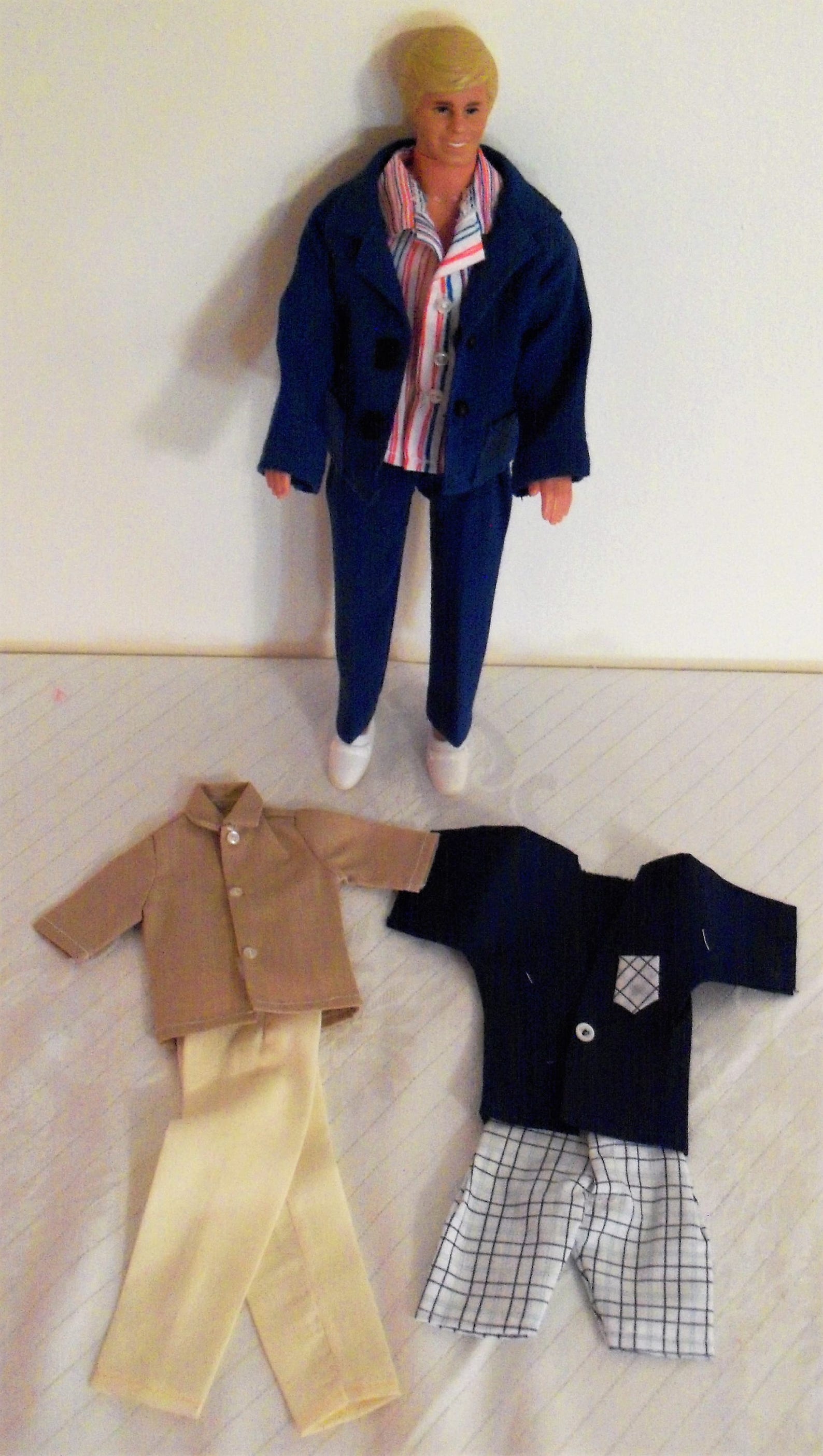 Ken Doll Clothes Set, 3 Outfits, Suit, Shirt, Pants, Pajama's, Karate ...