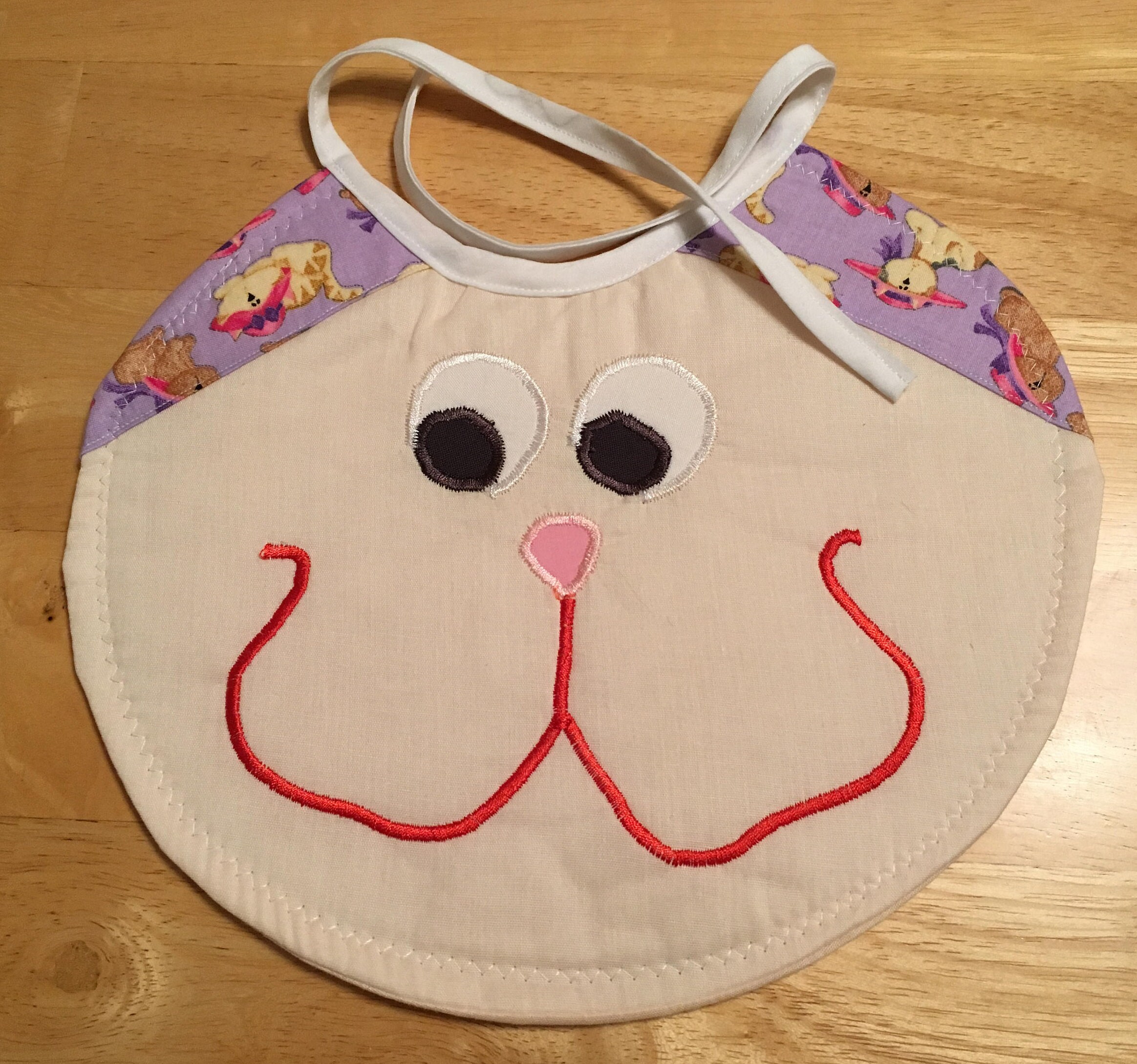 Baby Cat Face Bibs, Frogs, Kitty Cats, Pink, Green, Blue - Etsy Australia