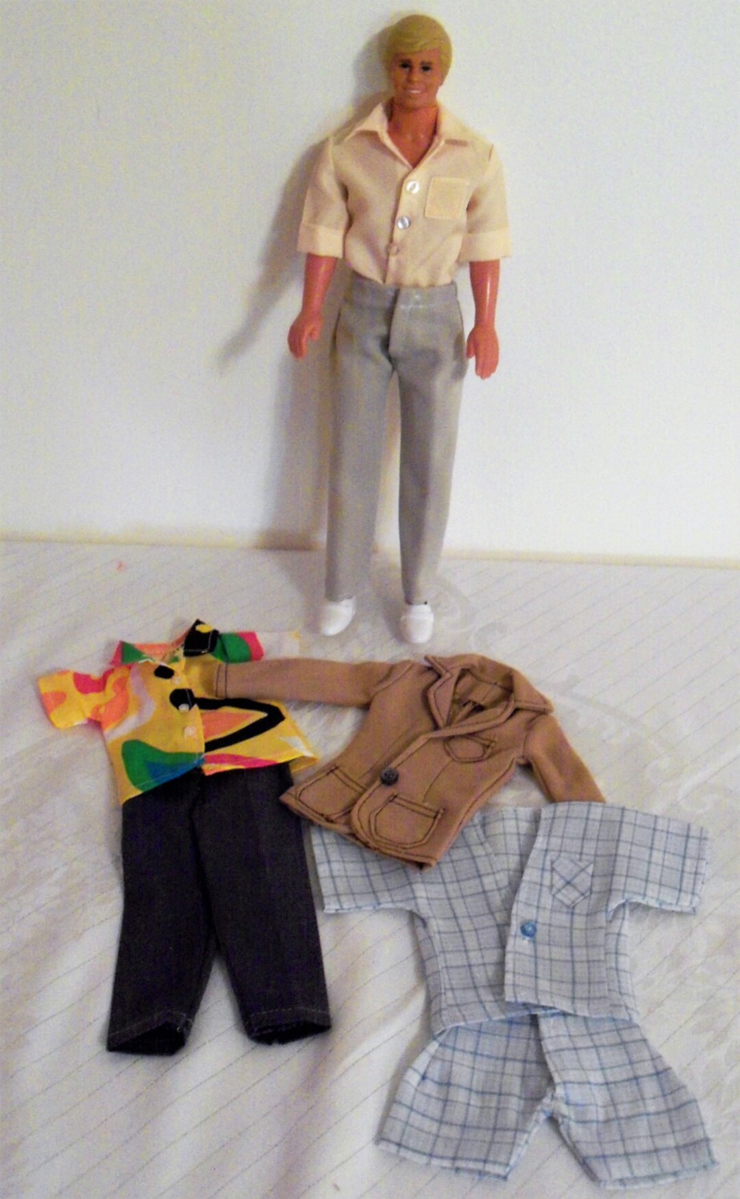 Ken Doll Clothes Set, 3 Outfits, Suit, Shirt, Pants, Pajama's, Karate ...