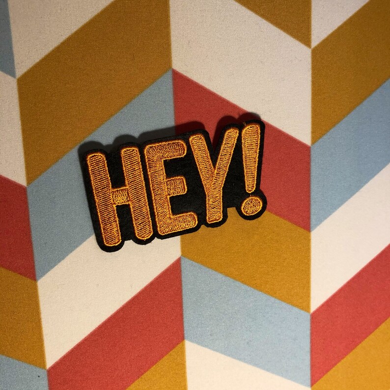 Sew on Patch Iron on Patch Hey Sew on Hey Patch - Etsy