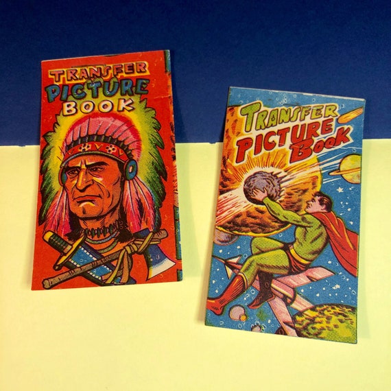 Transfer Picture Books Vintage Transfer Books Vintage Toys - Etsy