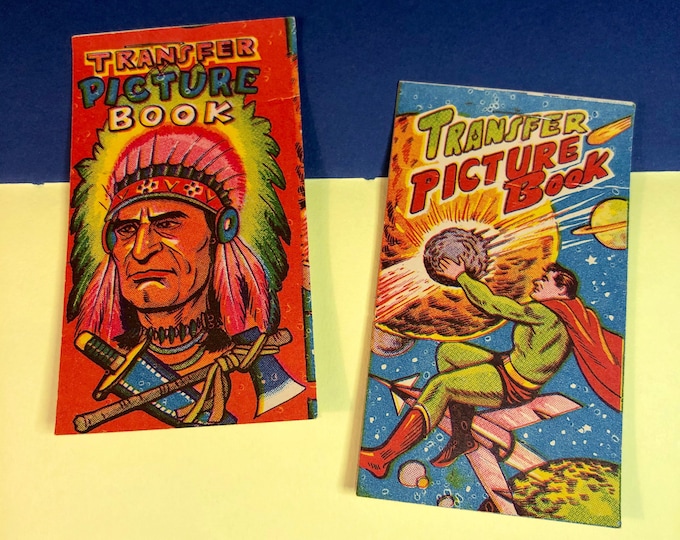 Transfer Picture Books Vintage Transfer Books Vintage Toys 1970s Kids ...