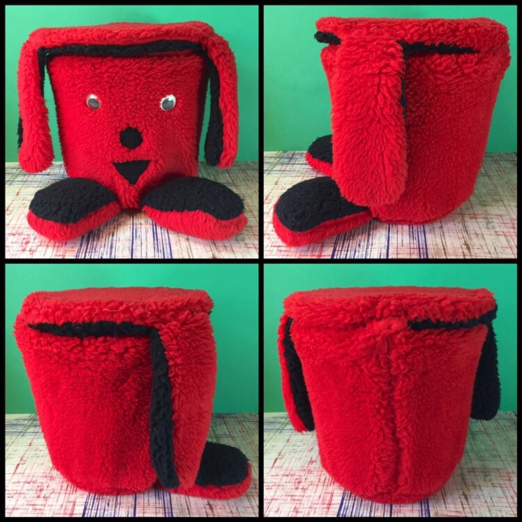 Furry Bin Dusty Bin 1970s Vintage Bin Anthropomorphic | Etsy UK