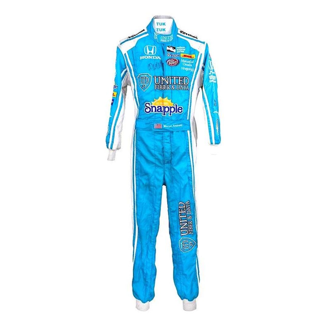 Andretti United Racing Suit - Marco Andretti Replica, Customizable Blue ...
