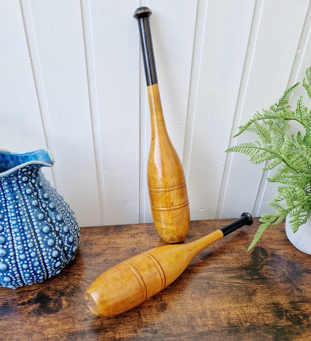 1950s Vintage Juggling Clubs / Exercise Clubs - Etsy