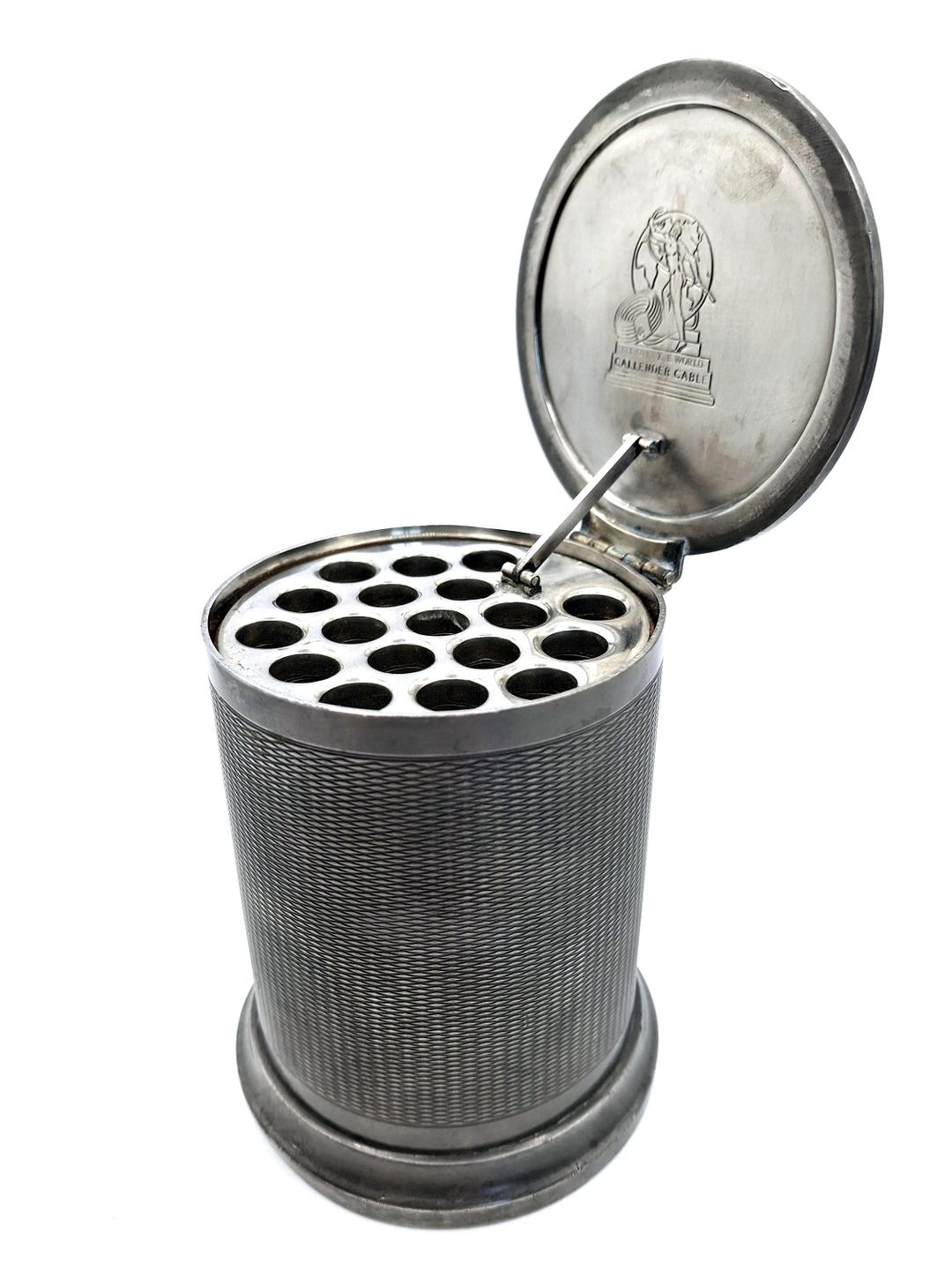 1930s Cigarette Dispenser Late Art Deco Pewter Callender's Cable ...