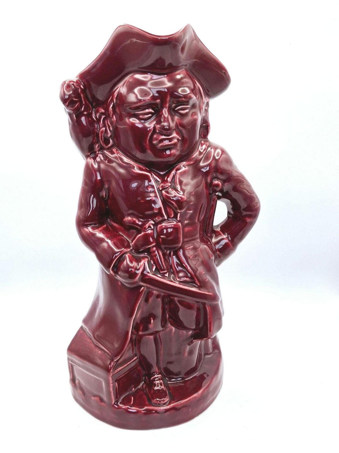 Musical Jug Pirate Pitcher: 1950s Burlington Ware Toby Jug, Home Bar ...
