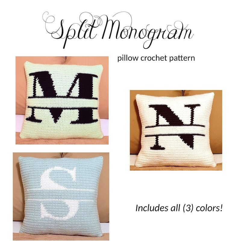 Crochet Monogram - Etsy