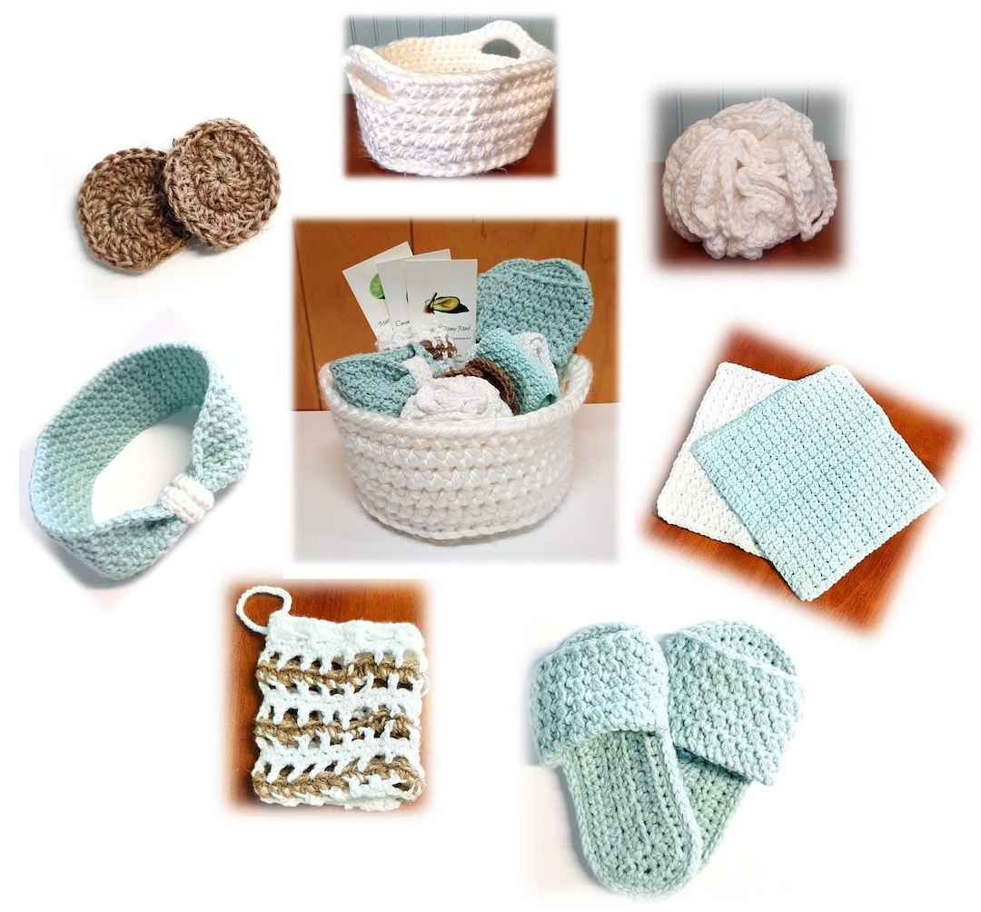 Luxurious Spa Collection Crochet Pattern, Relaxation, Pamper Gift, Self ...