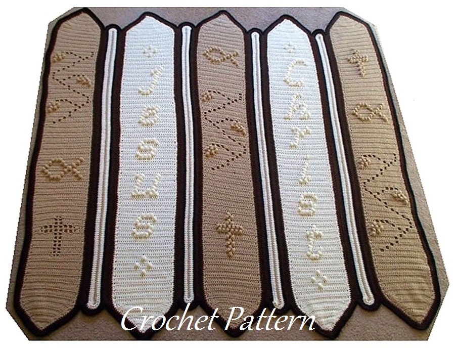 Christian Afghan Crochet Pattern, Religious Crochet, Jesus Crochet ...