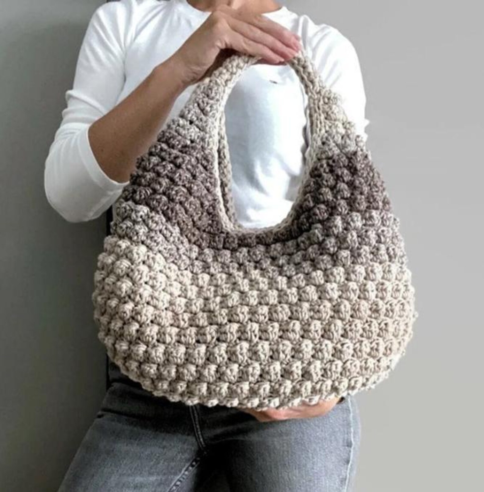 DIY Crochet Tote Bag Pattern Step-by-step Tutorial for Beginners - Etsy