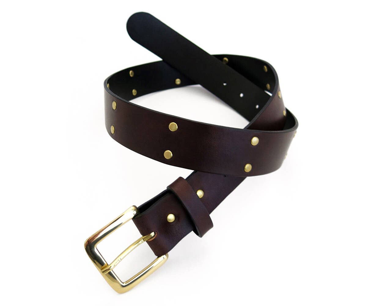 Double Row Rivet Belt - Custom Colors - Etsy