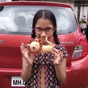 Aslan the Lion King Crochet Pattern DIY Amigurumi Wild Animal Tutorial ...