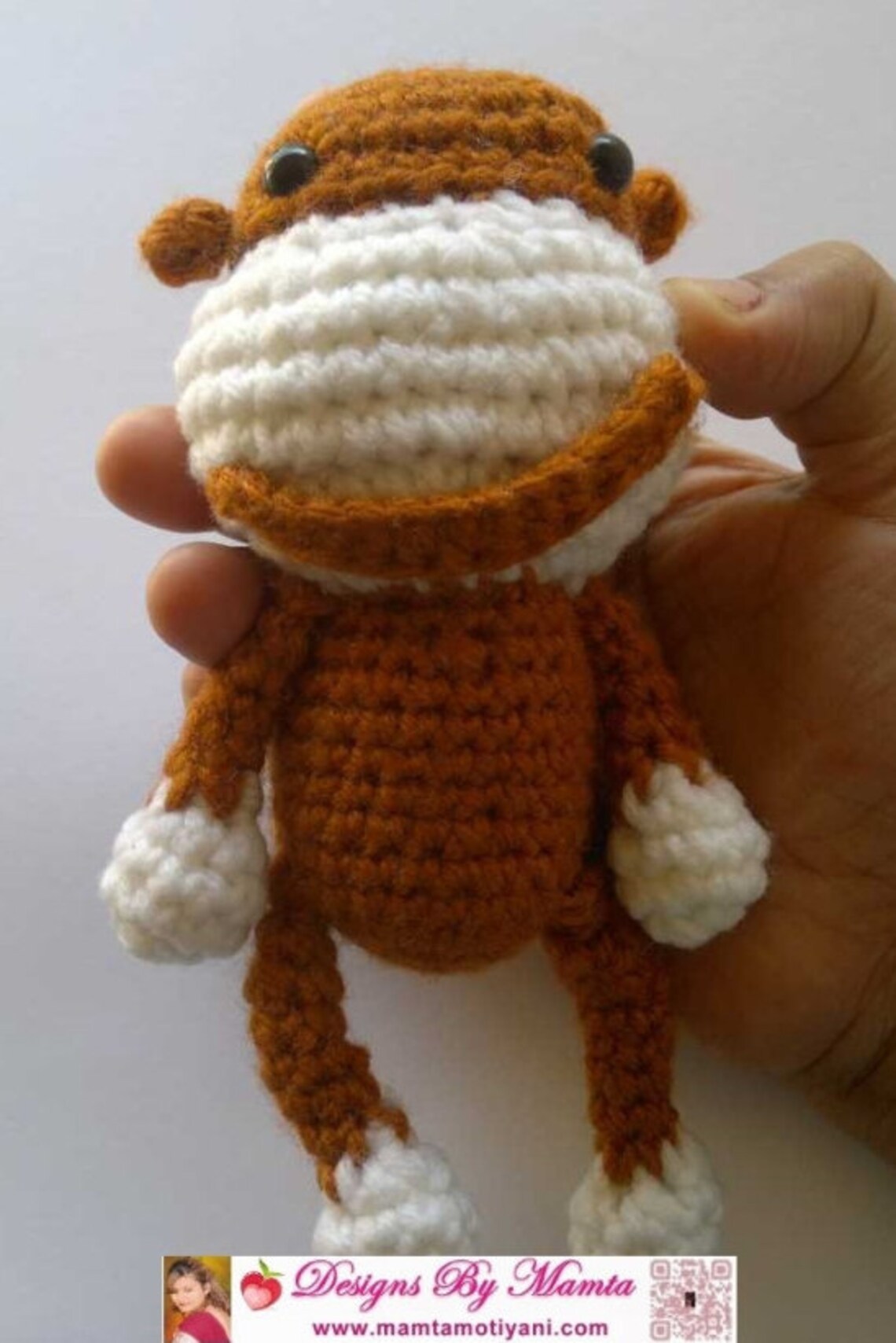 Crochet Amigurumi Chimpanzee Pattern Crochet Stuffed Animal - Etsy