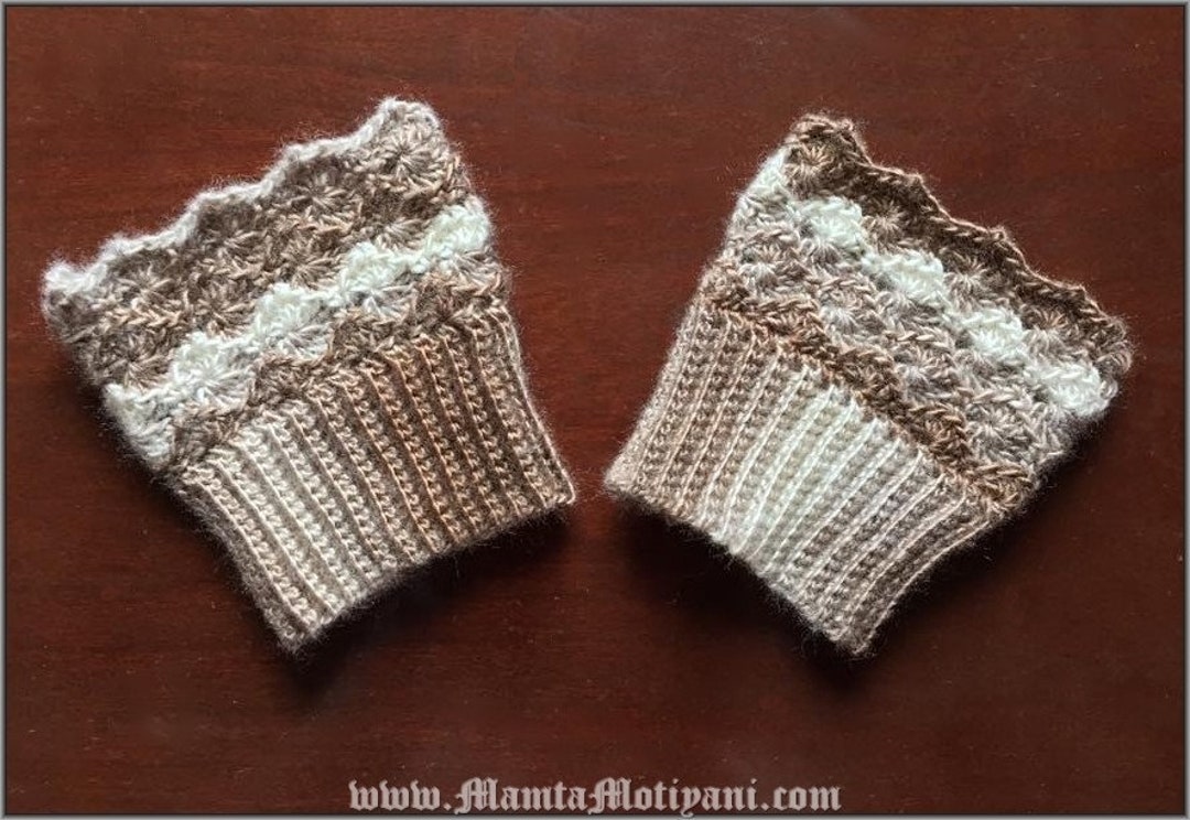 Unique Crochet Boot Cuff Pattern, Easy DIY Boot Liners - Etsy