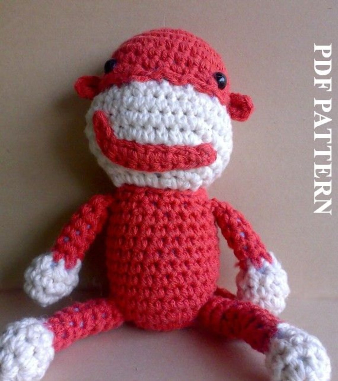 Crochet Amigurumi Chimpanzee Pattern Crochet Stuffed Animal - Etsy