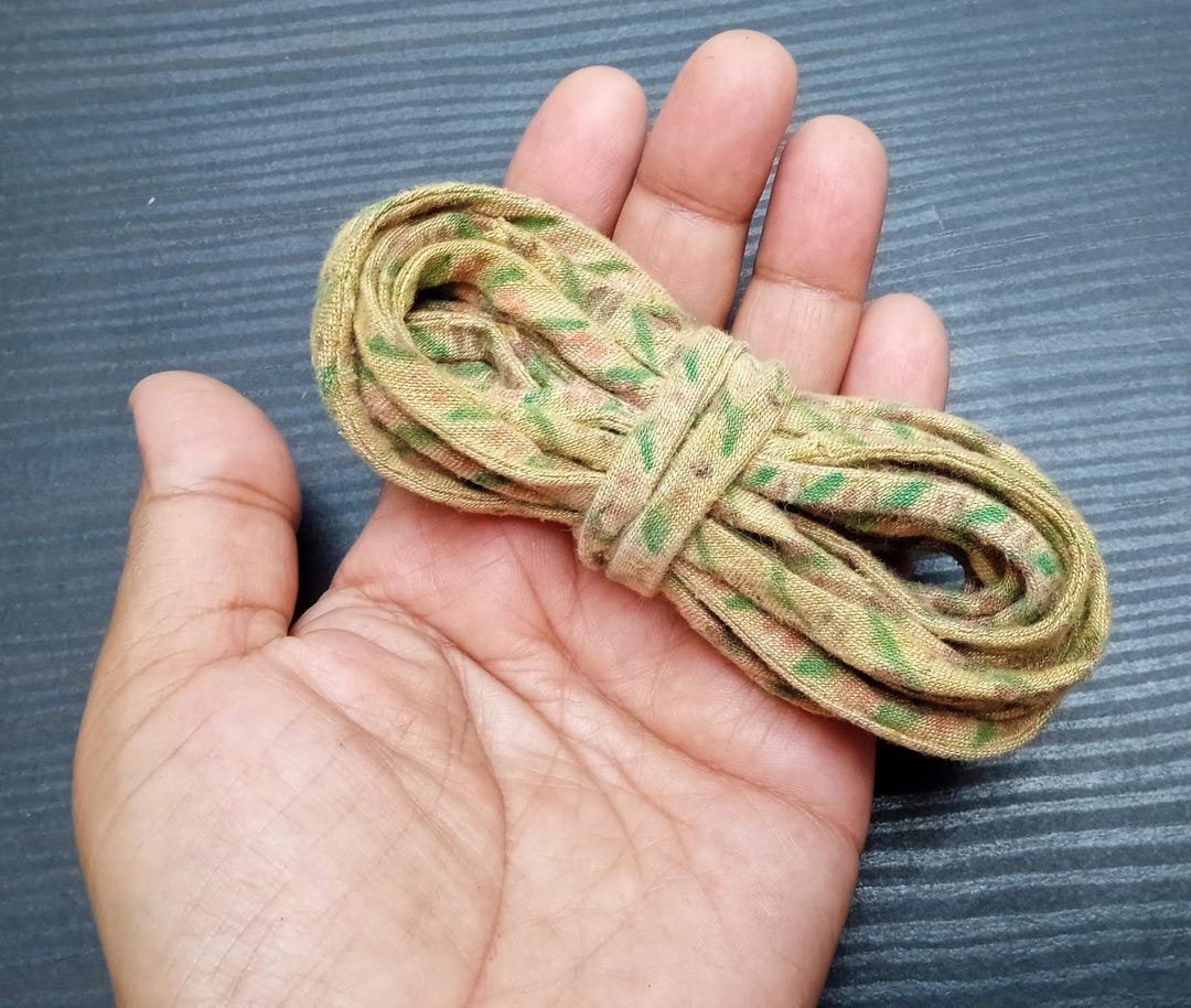 Coffee Dyed Silk Cord, Tribal Rope, Hand Painted String - Etsy