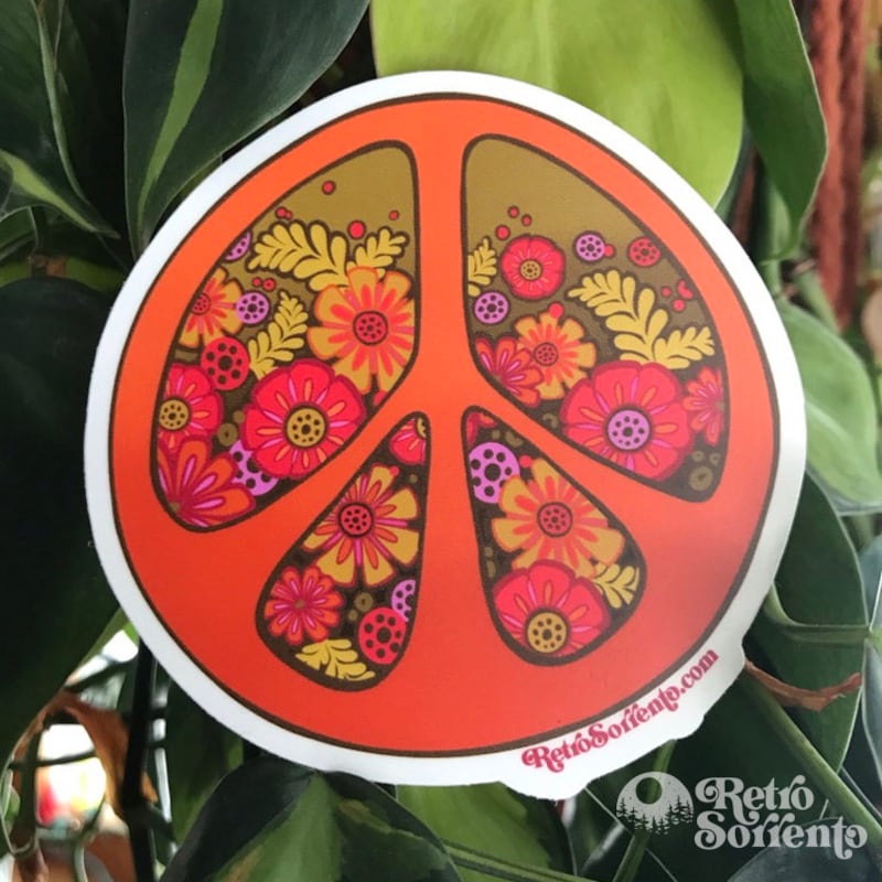 Hippie Decal - Etsy