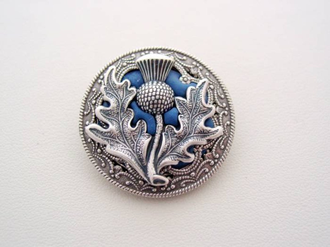 Scottish Jewelry, Victorian Style Brooch, Thistle Brooch, Scotland's ...