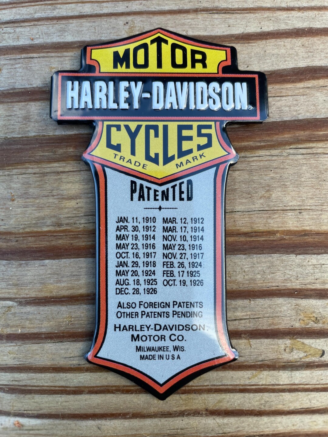Harley Davidson Motorcycles Refrigerator Magnet Vintage Advertisement ...