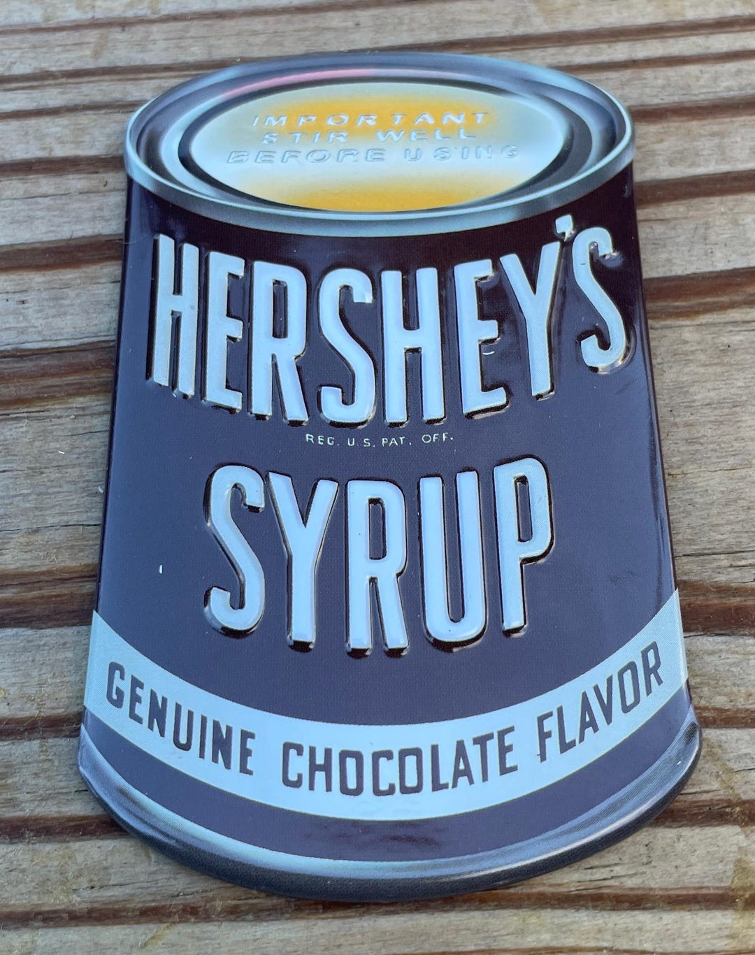 Hershey’s Chocolate Syrup Refrigerator Magnet Vintage Advertisement - Etsy