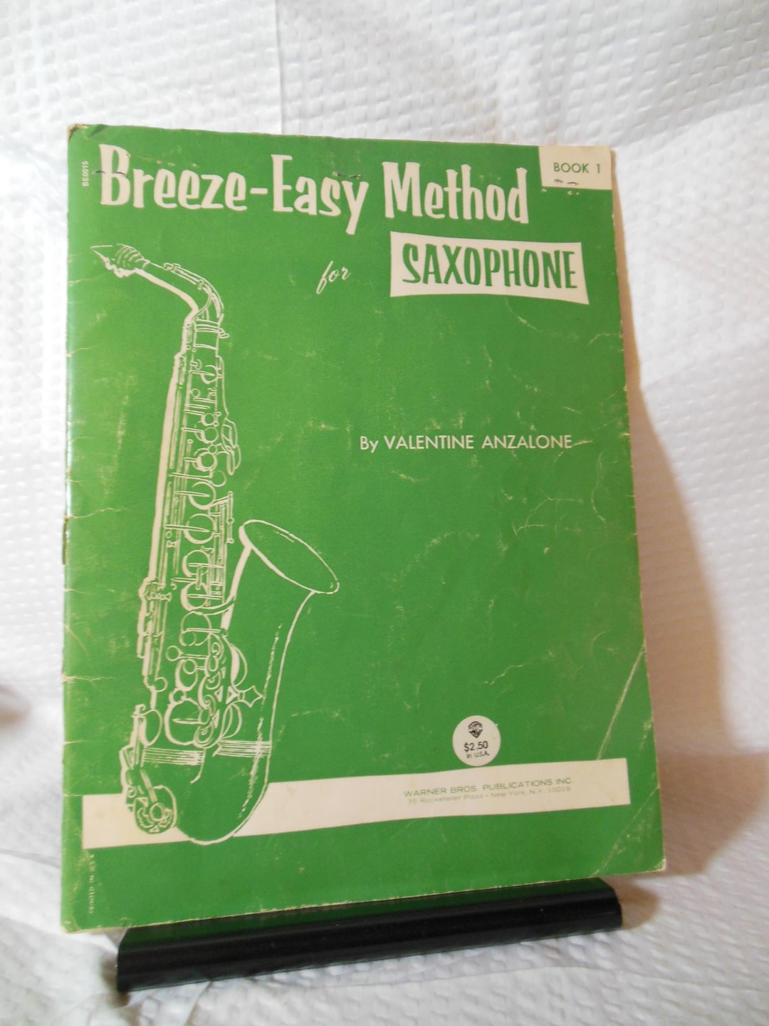 Saxophone Lesson Book Breeze-easy Method Book 1 by Valentine Anzalone ...