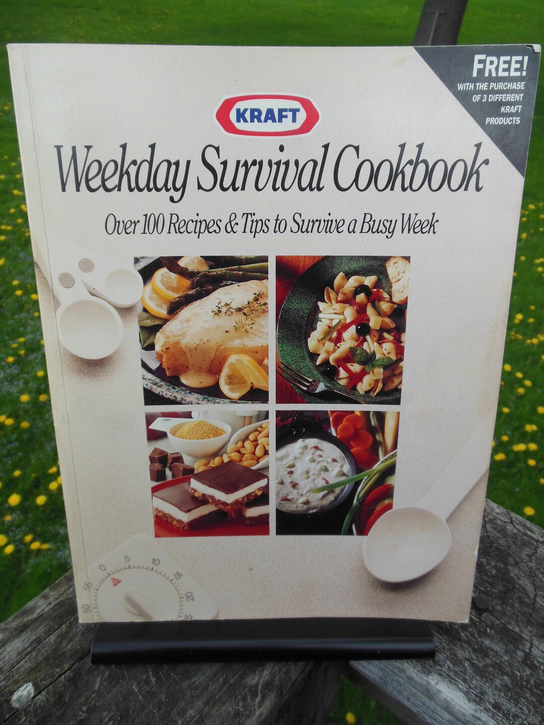 Kraft Weekday Survival Cookbook Soft Cover Dated 1991 Over 100 Recipes ...