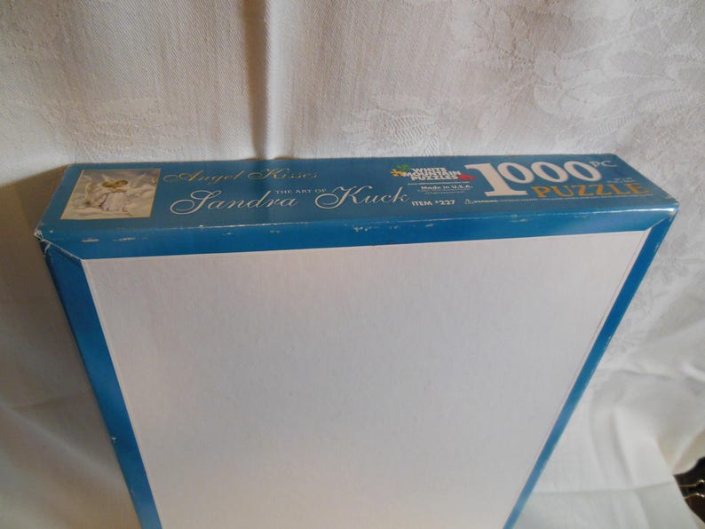 Angel Kisses Jigsaw Puzzle Art of Sandra Kuck White 1000 Pieces NOS ...